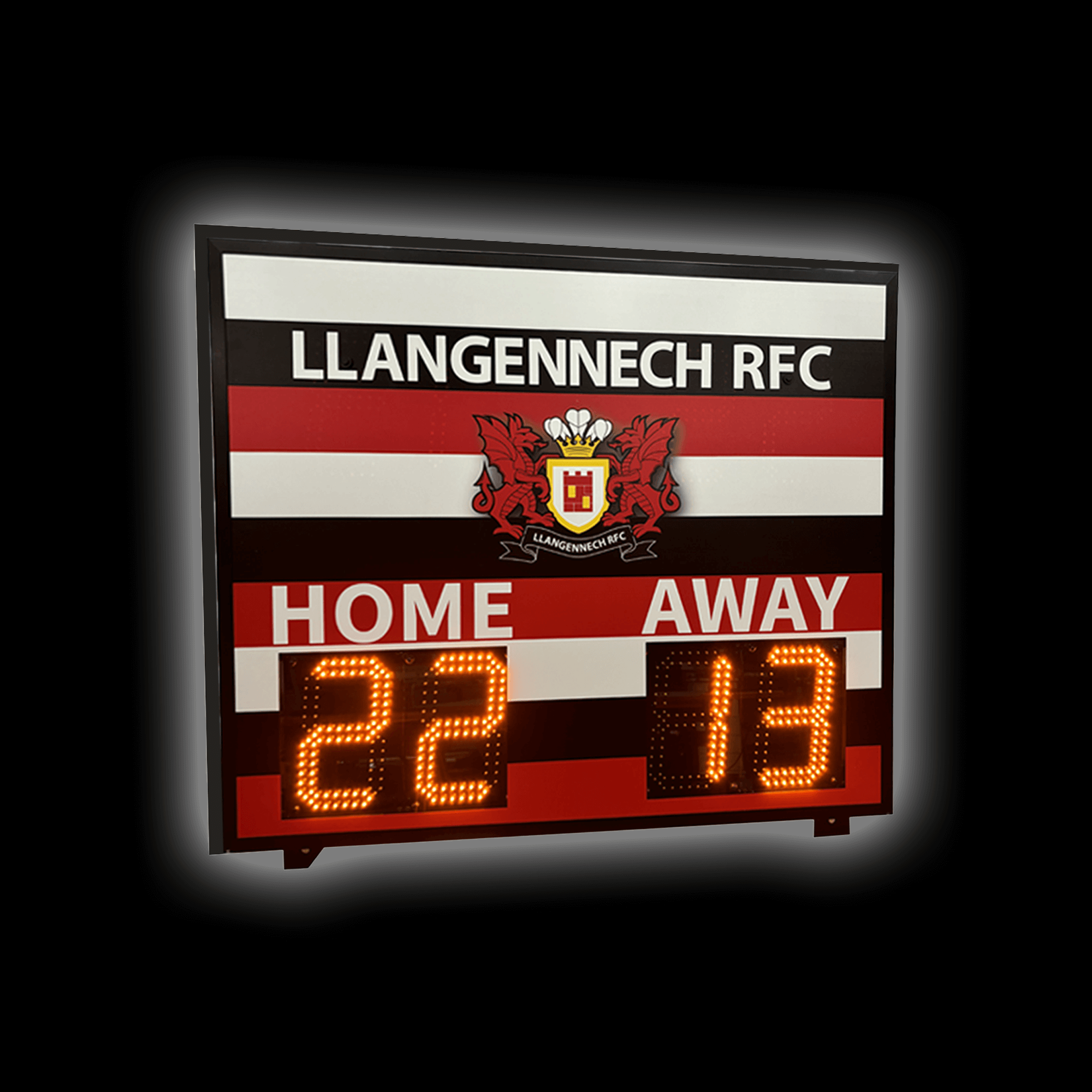 DSR1 Standard Scoreboard - Bright LED Rugby Display – DurantSports